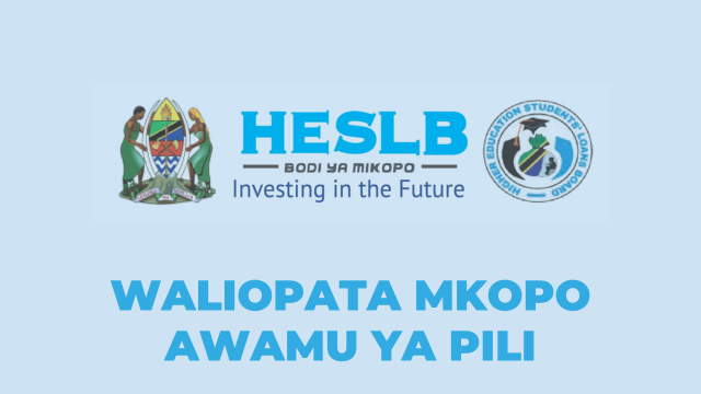 Majina ya Waliopata Mkopo 2025 HESLB Awamu ya Pili
